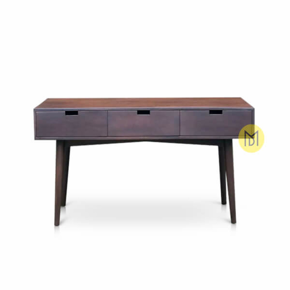 Meja Console Retro Jati 3 Laci Modern Emin