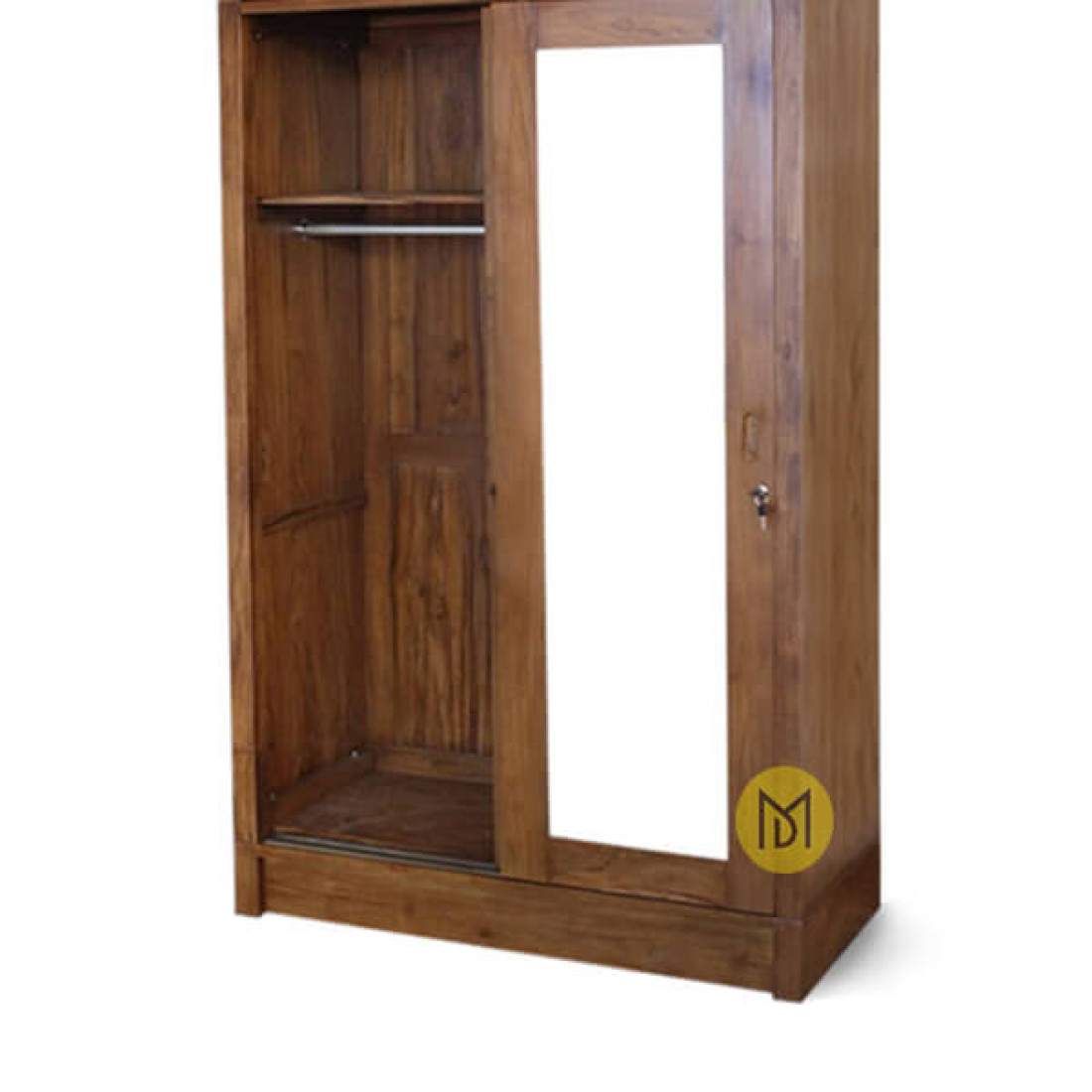 Almari Pakaian Susun 2 Pintu Kayu Jati Katie