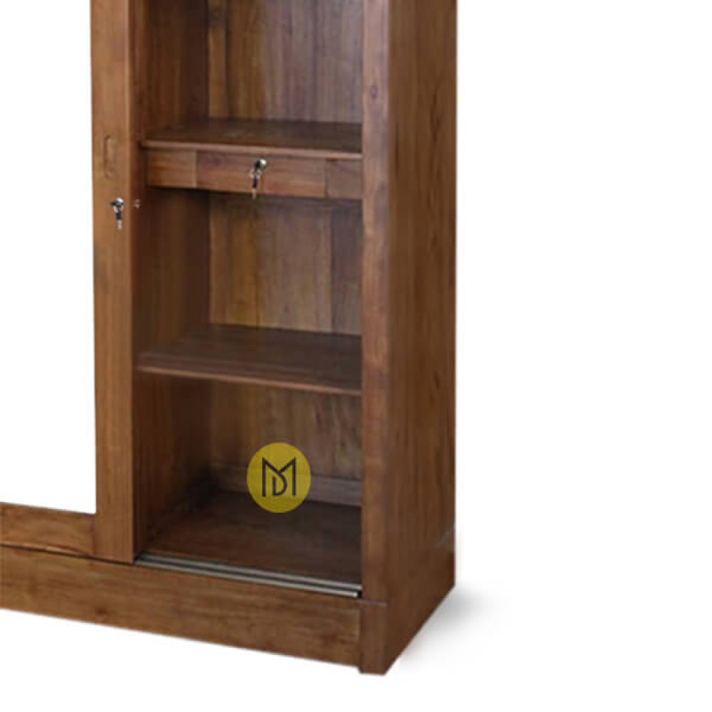 Almari Pakaian Susun 2 Pintu Kayu Jati Katie