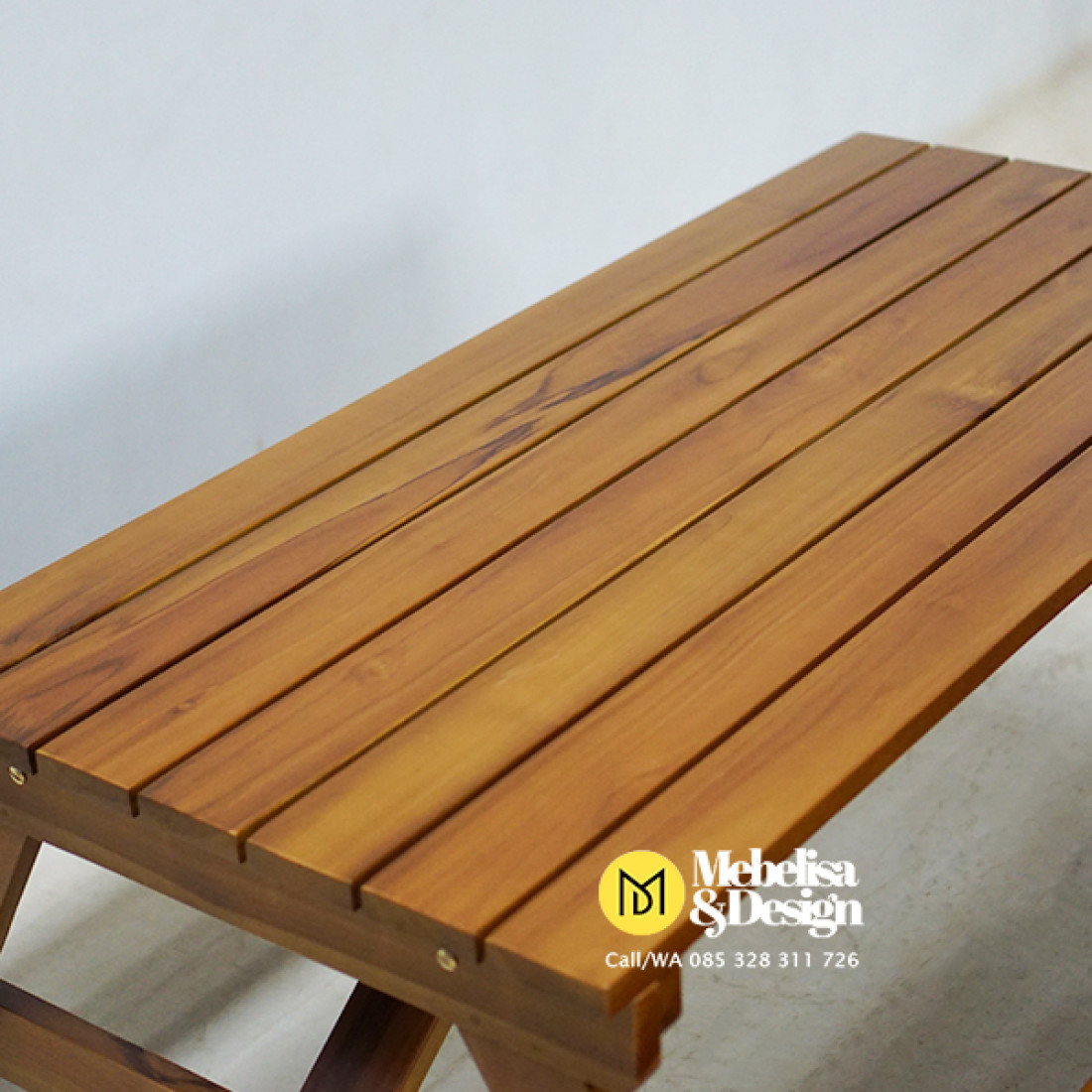 Meja Bangku Taman Kayu Jati Outdoor