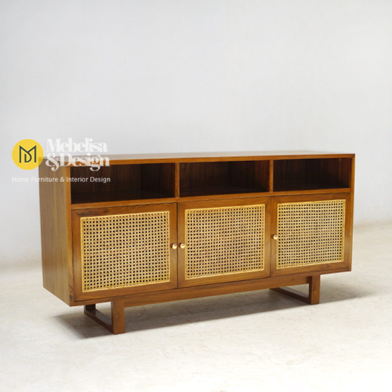 Lemari Arsip Minimalis Kayu Jati Vanity