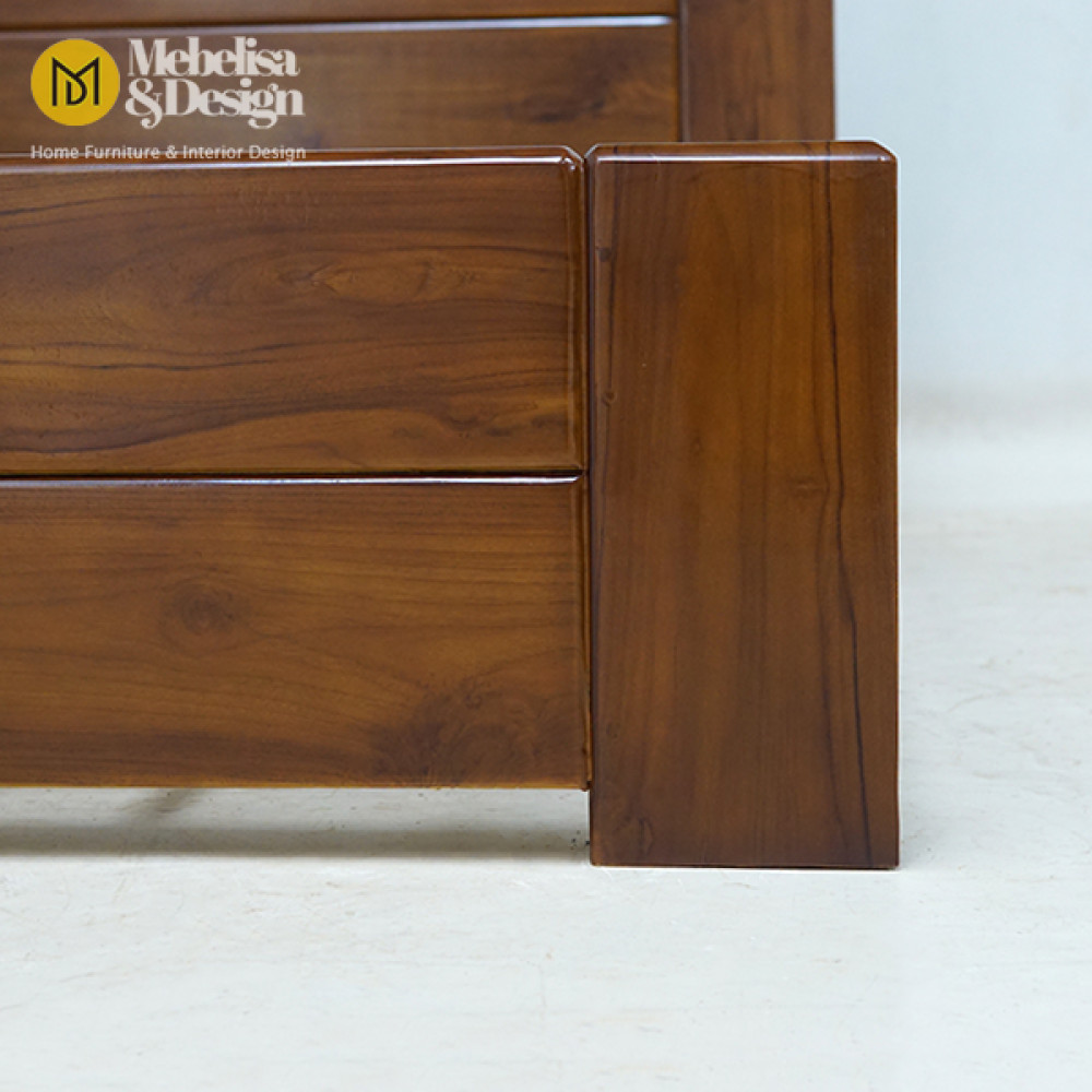 Ranjang Tempat Tidur Minimalis Jati Tamara