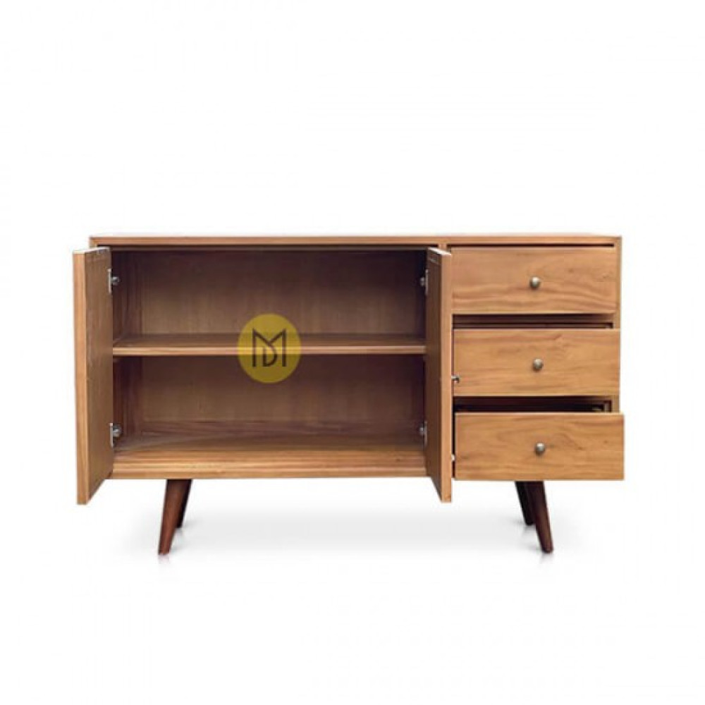 Bufet Kayu Minimalis Modern Scandinavian