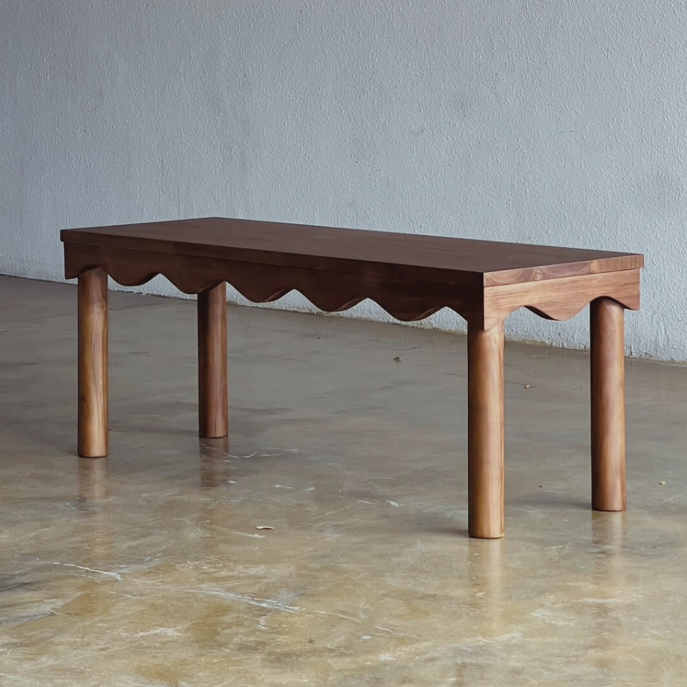 Canora Bench Bangku Tempat Duduk Ruang Makan Retro Jati