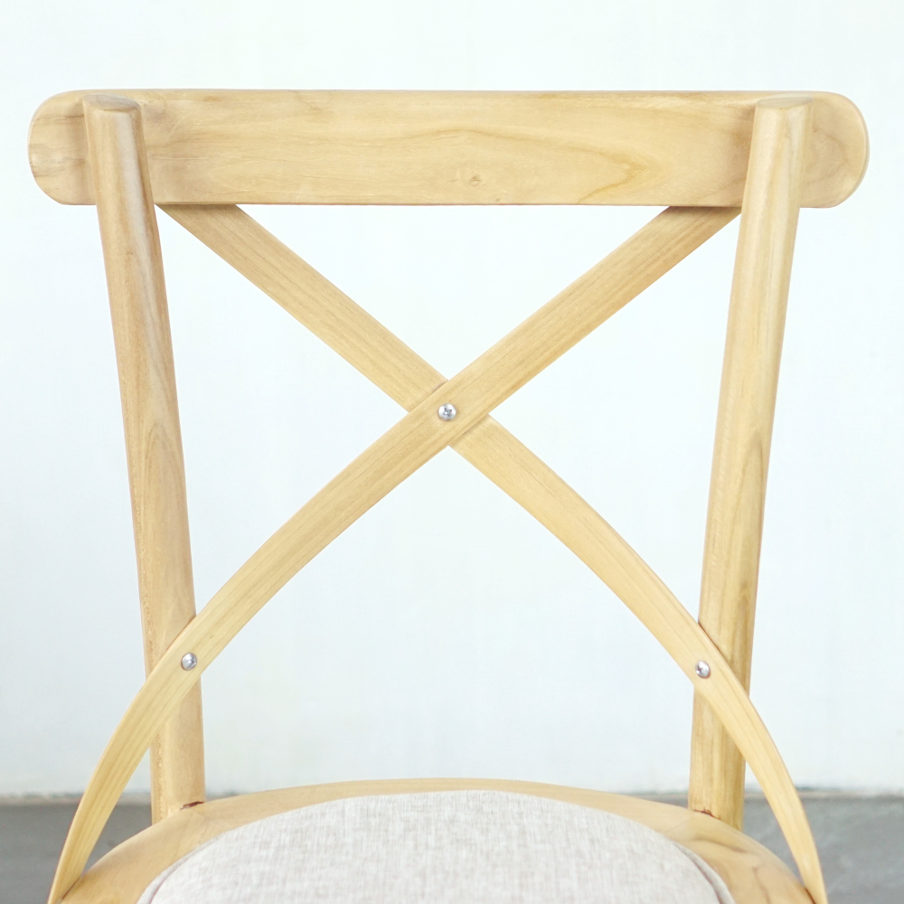 Kursi Makan Resto Kayu Jati Bentwood Natural Waterbased