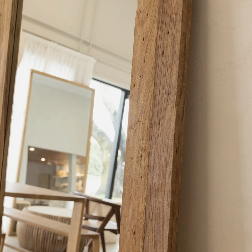 Mael Reclaimed Teak Full Length Mirror
