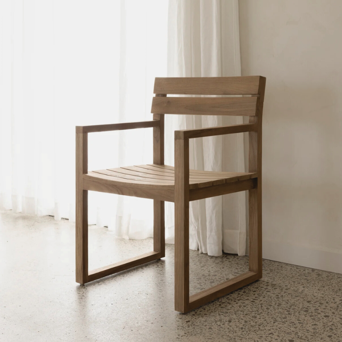 Mancy Outdoor Reclaimed Teak Chair