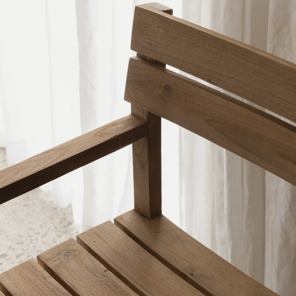 Mancy Outdoor Reclaimed Teak Chair