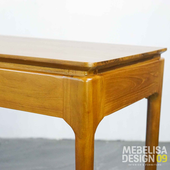 Meja Konsol Panjang Retro Mid-Century Modern Kayu Jati