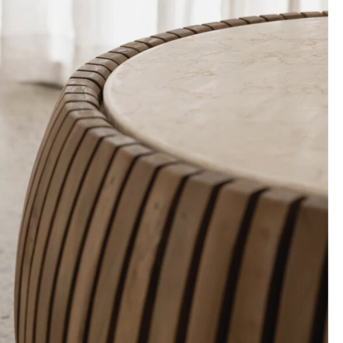 Slatted Oasis Coffee Table Reclaimed Teak