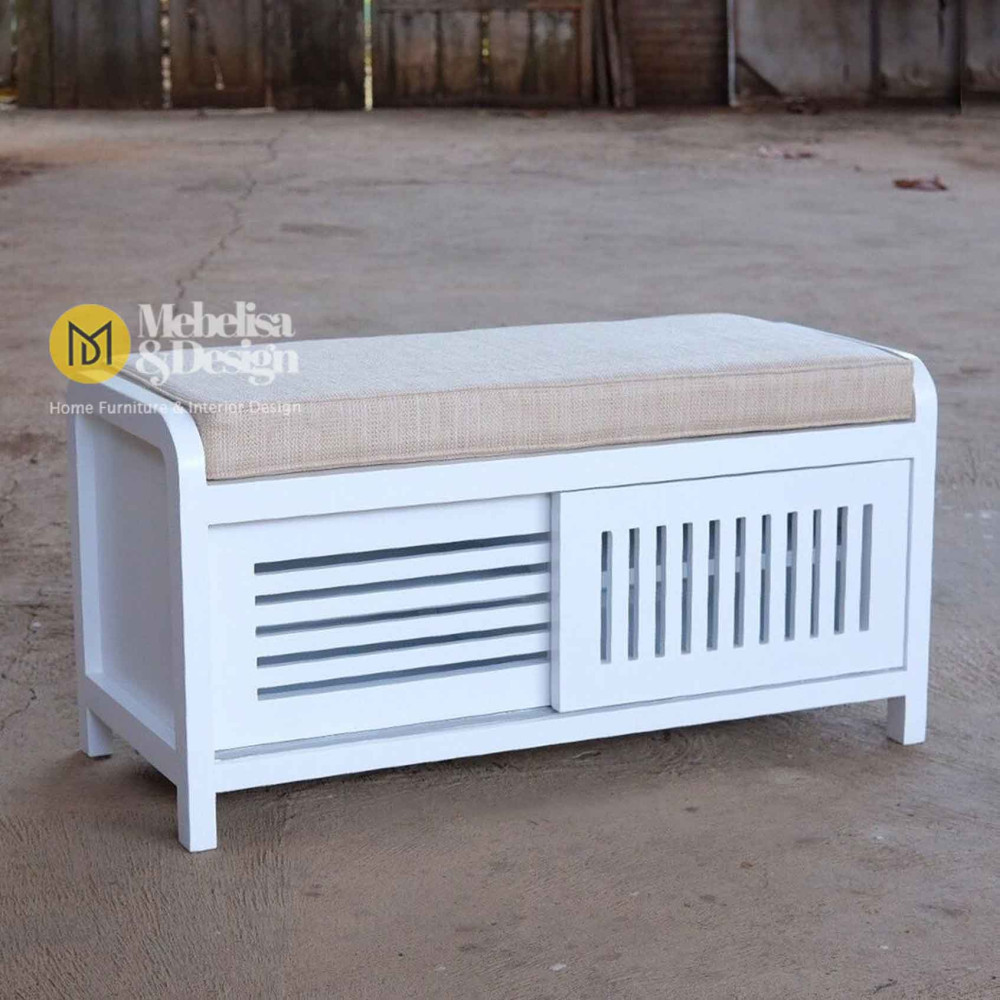 Bangku Tempat Sepatu dan Sandal Minimalis Duko