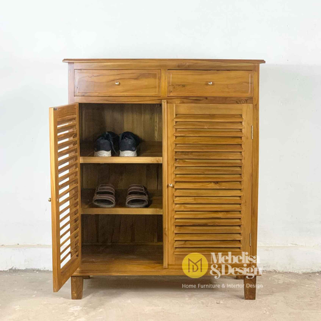 Lemari Tempat Sepatu dan Sandal Minimalis Krepyak