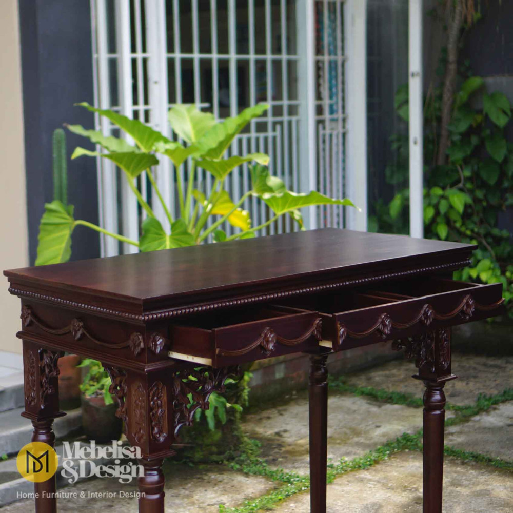 Meja Altar Sembahyangan Kayu Jati Ukiran Jepara