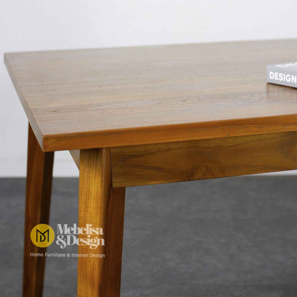 Meja Makan Panjang Minimalis Scandinavian Jati